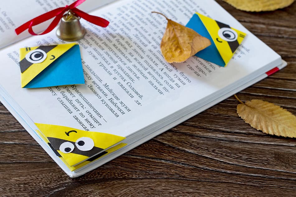 DIY Minion Corner Bookmark Craft for Kids - Silly & Fun!