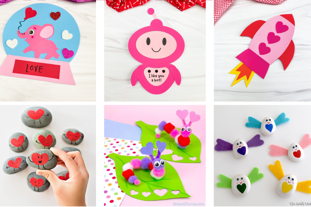 30 Adorable Valentine Crafts for Kids to Make